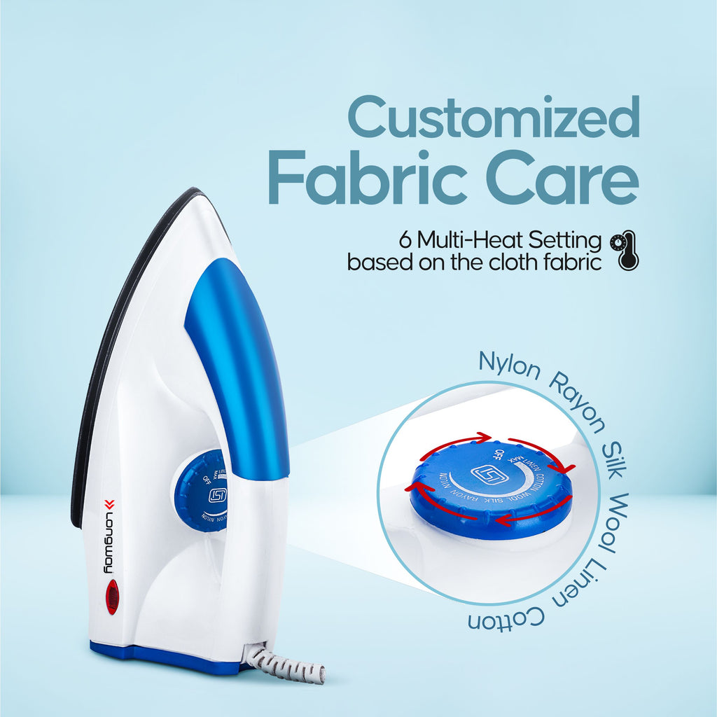 Buy Non-Stick Teflon Coated Electric Dry Iron – Longway India